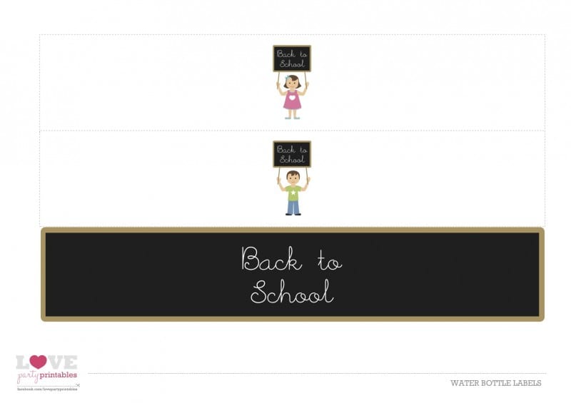 FREE Back to School Printables From Love Party Printables - The Catch ...