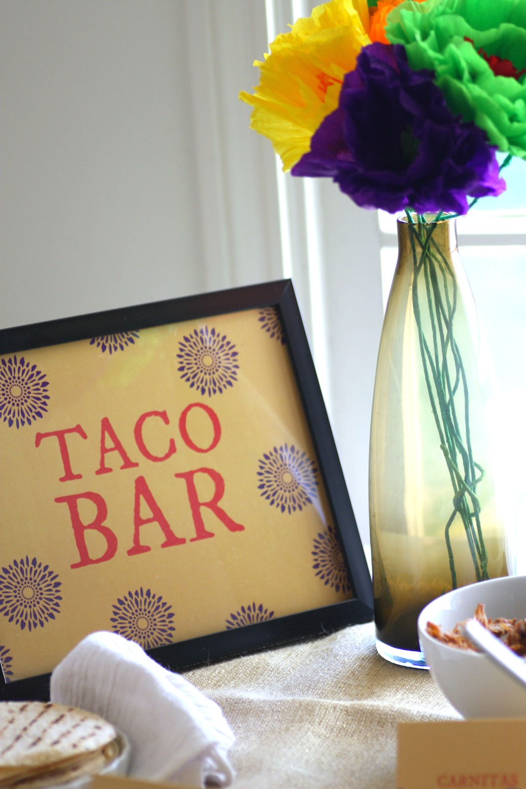 How To Create A Taco Bar Free Taco Bar Printables Catch My Party