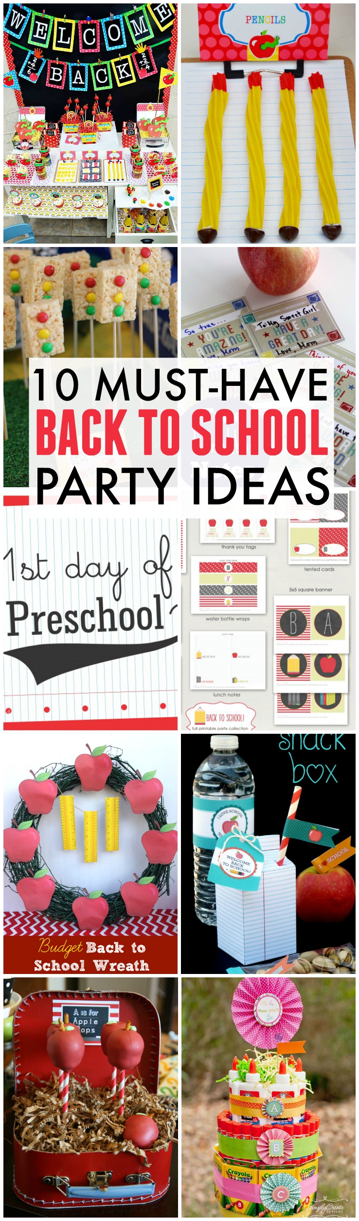 10 Must Have Back To School Party Ideas Catch My Party