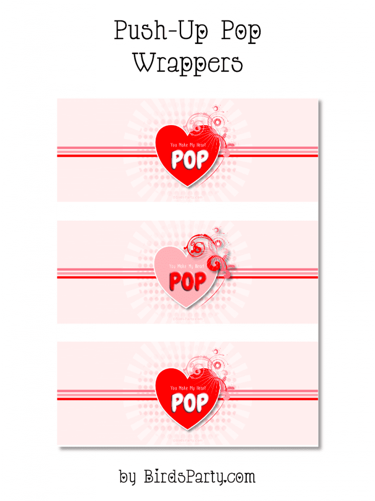 Free Valentine's Day Push Pop Printables - The Catch My Party Blog The ...