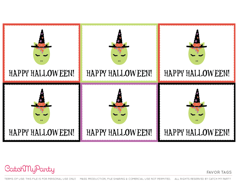 Free Unicorn Halloween Party Printables - The Catch My Party Blog The ...