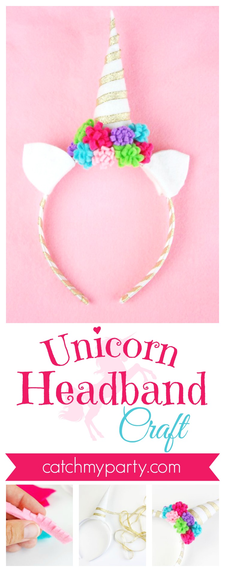 The Best Way to Make Your Own Easy Unicorn Headband Craft - The Catch ...