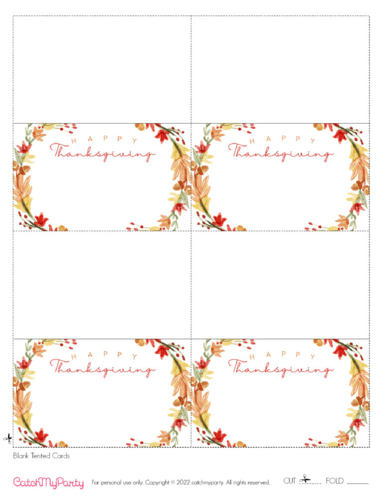 Download these FREE Friendsgiving Printables Now! - The Catch My Party Blog