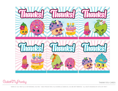 Free Shopkins Party Printables to Decorate Your Birthday! - The Catch ...