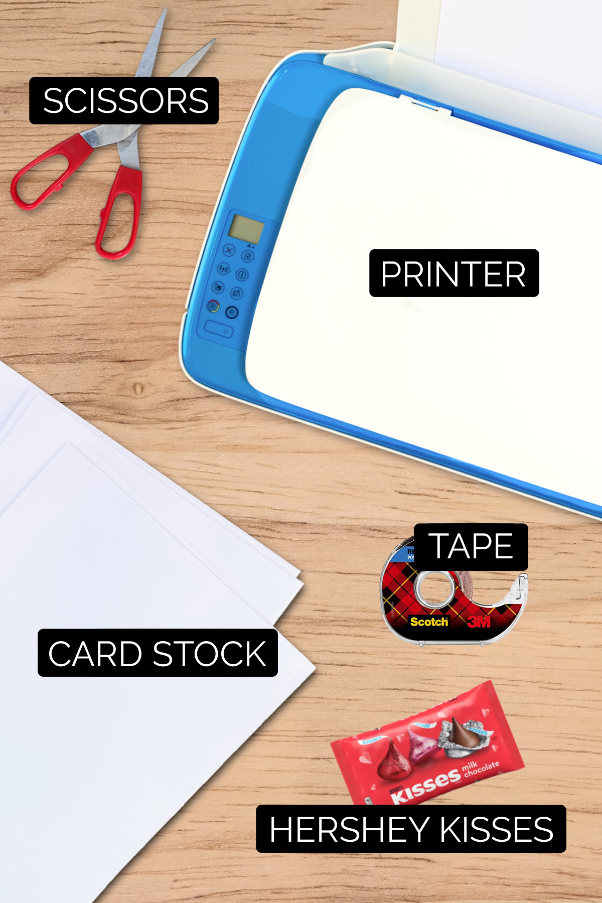 Free Printable Hershey's Kiss Classroom Valentines - The Catch My Party ...