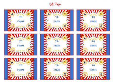 Retro Circus Party Printables (FREE Download)! - The Catch My Party Blog